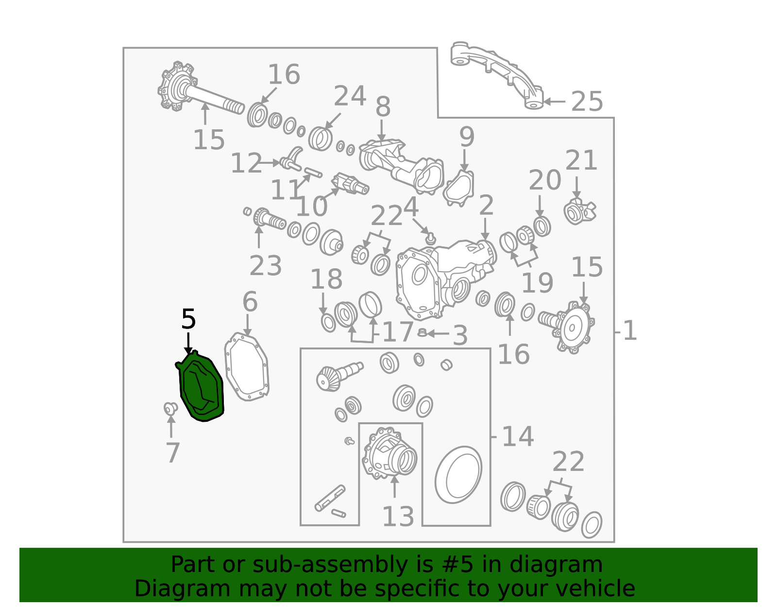 84756922 - 2020-2025 GM - Front Differential Carrier Cover | Partners Chevy