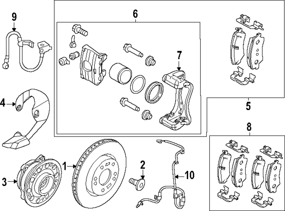 2023 Genesis GV60 Caliper 58180-CUA10-CA9 | OEM Parts Online