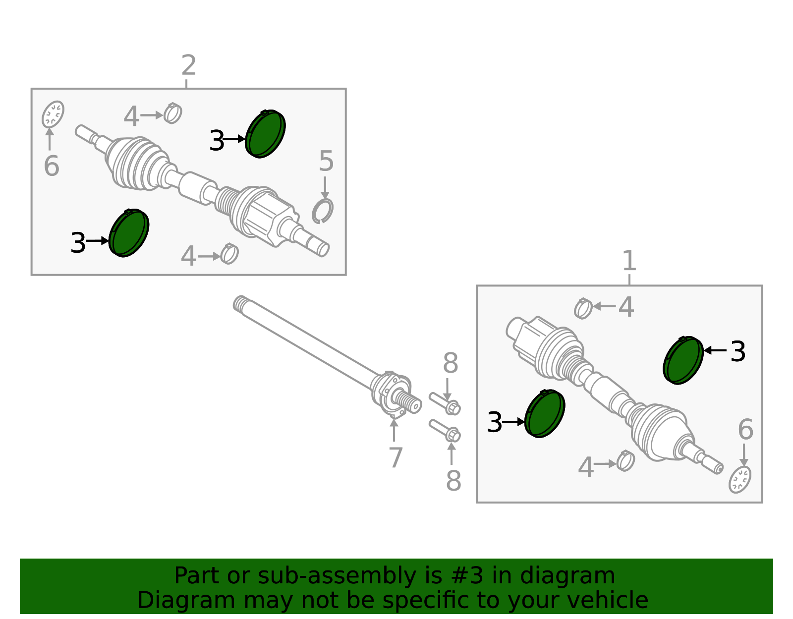 2019-2024 Ford Edge | Axle Assembly Clamp | F2GZ-3B478-A | Walls' Ford ...