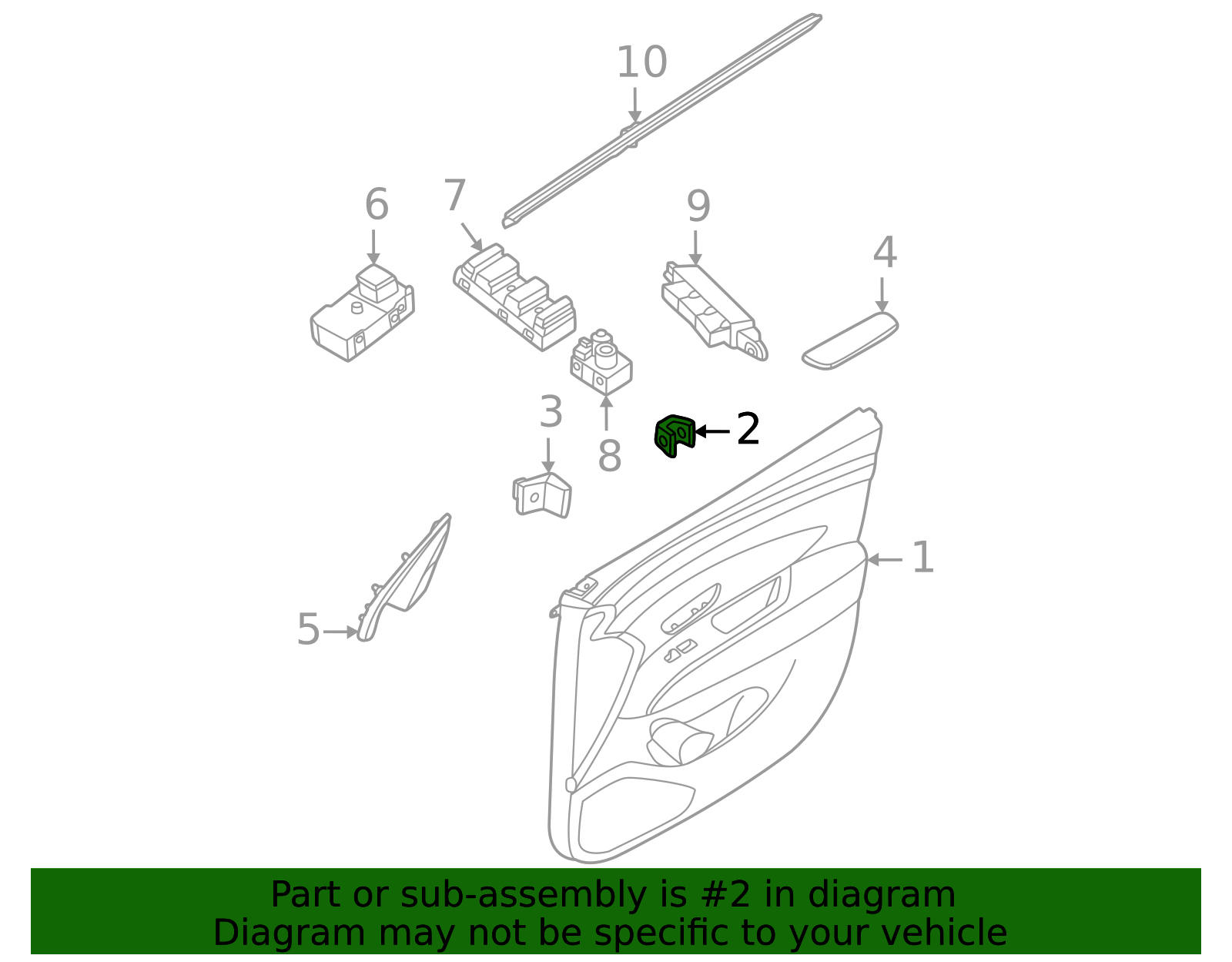 Genuine Door Trim Panel Retainer Clip for 2022-2025 Hyundai | Part ...