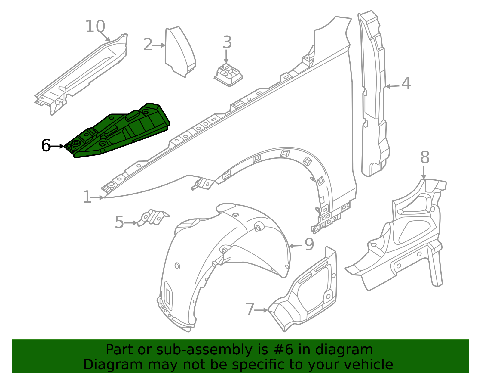 Hyundai - 66324-AR000 - Front Reinforced - 2023-2025 Genesis | OEM ...