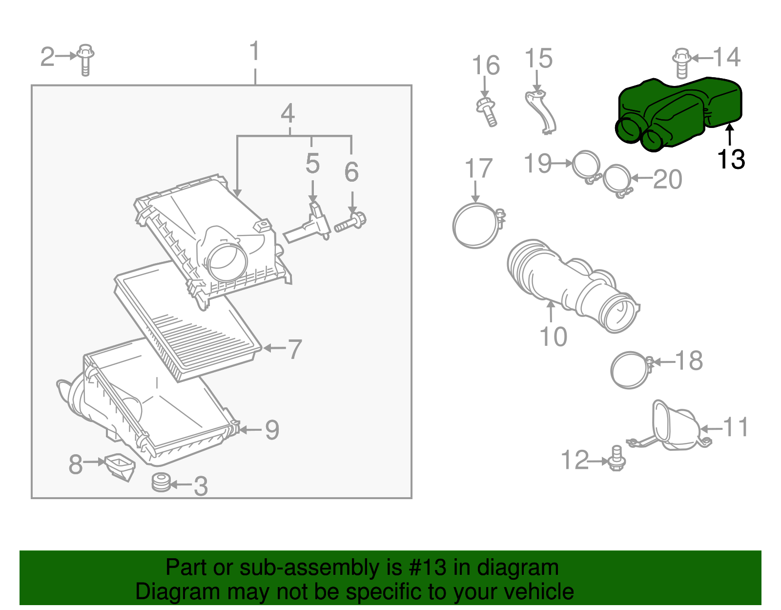 2010-2024 Toyota Resonator 17893-31130 | OEM Parts Online