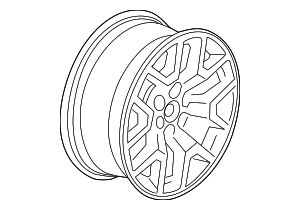 23245011 - 17x8-Inch Aluminum Wheel 2015-2022 GM | Londoff Discount Parts