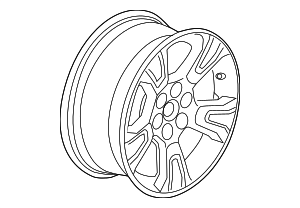 23245008 - 2015-2020 GM - 17x8-Inch Aluminum Wheel | Partners Chevy