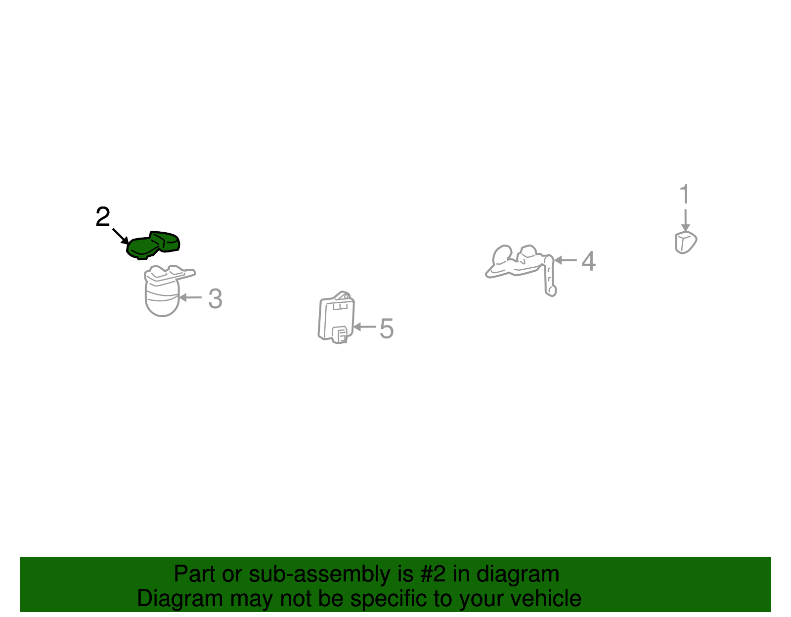 89241-60010 - Actuator For 2003-2023 Lexus | Lexus OE Parts