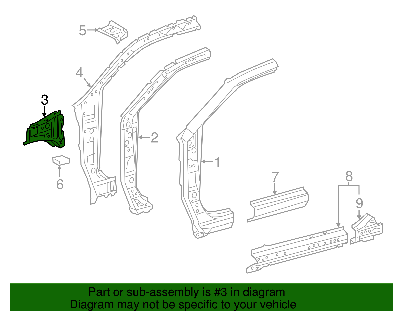 55705-74010 - Cowl Side Panel - 2012-2015 Scion iQ | Nucar Toyota Parts