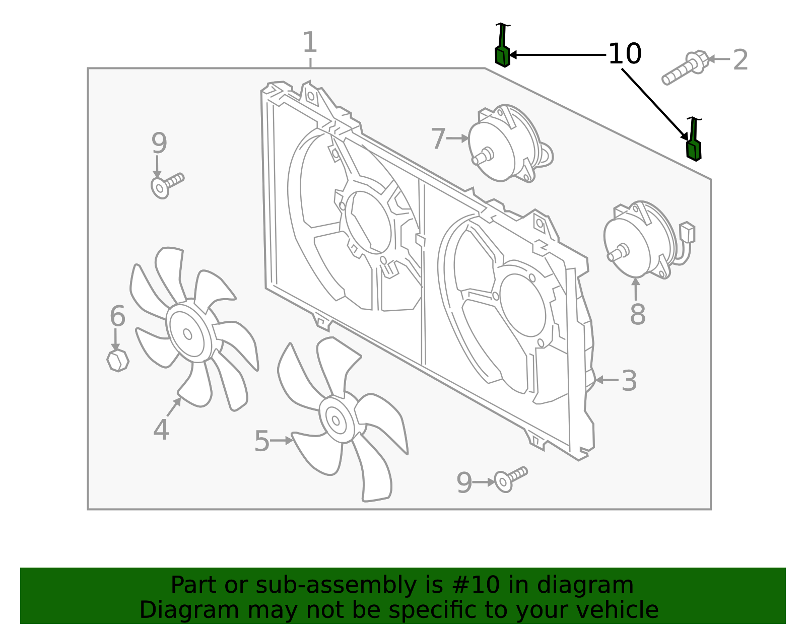 B1Y1-67-SH3A - Fan Assembly Wire 2018-2023 Mazda | MazdaParts.US Store