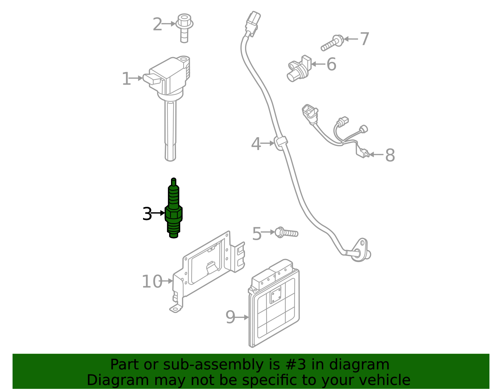 18871-11070 - Spark Plug 2020-2025 Kia | Kia.Parts Store