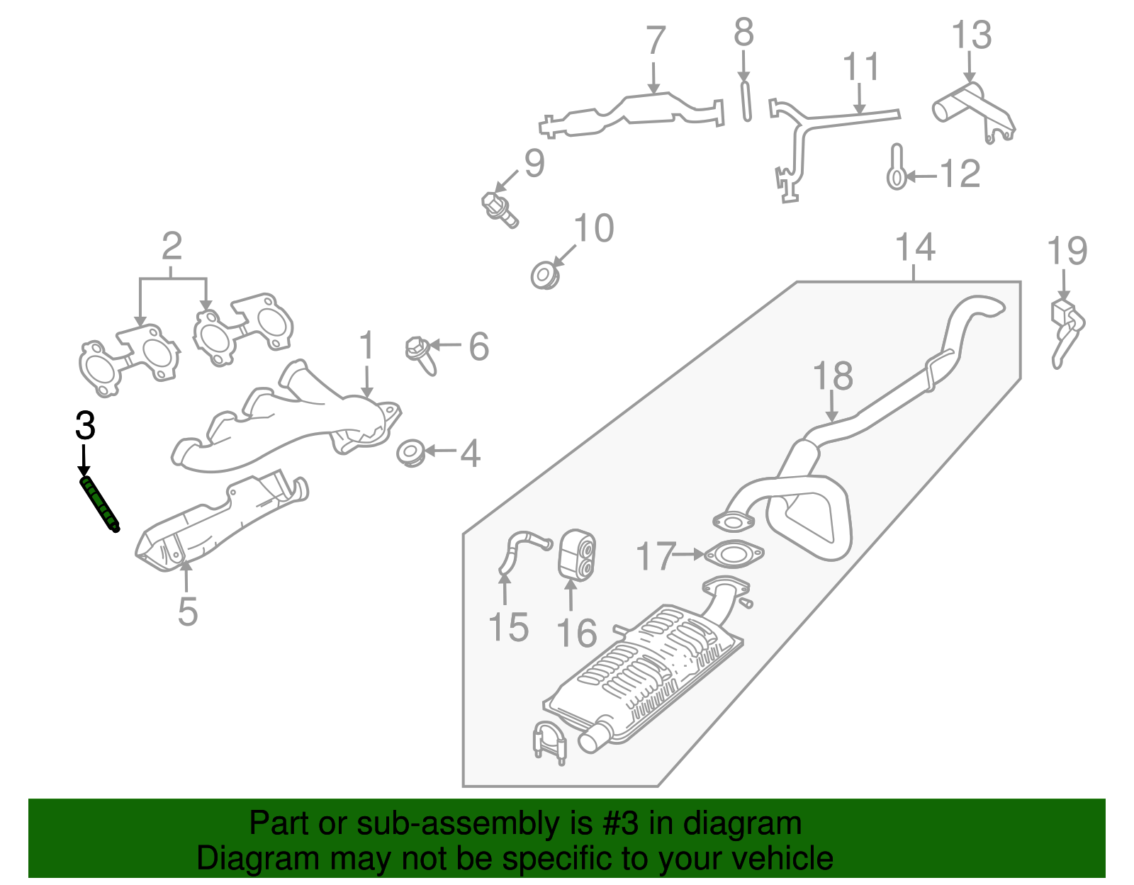 2003-2014 Ford Stud W707747-S453 | TascaParts.com