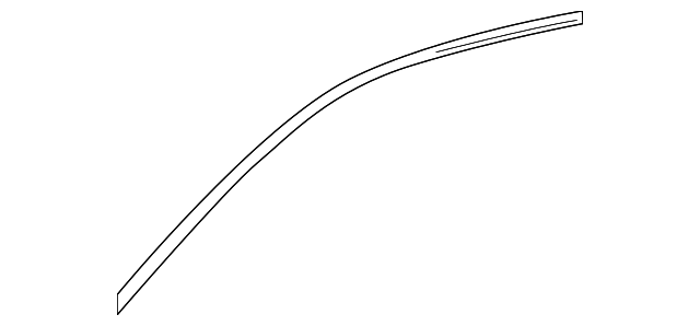 2018-2022 Toyota C-HR Upper Molding 75754-F4010 | Toyota Parts Center
