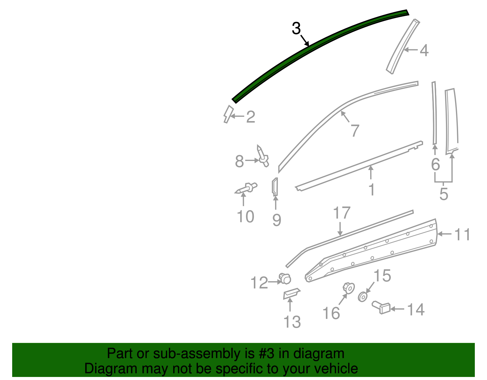 2018-2022 Toyota C-HR Black Out Tape 75986-F4010 | OEM Parts Online