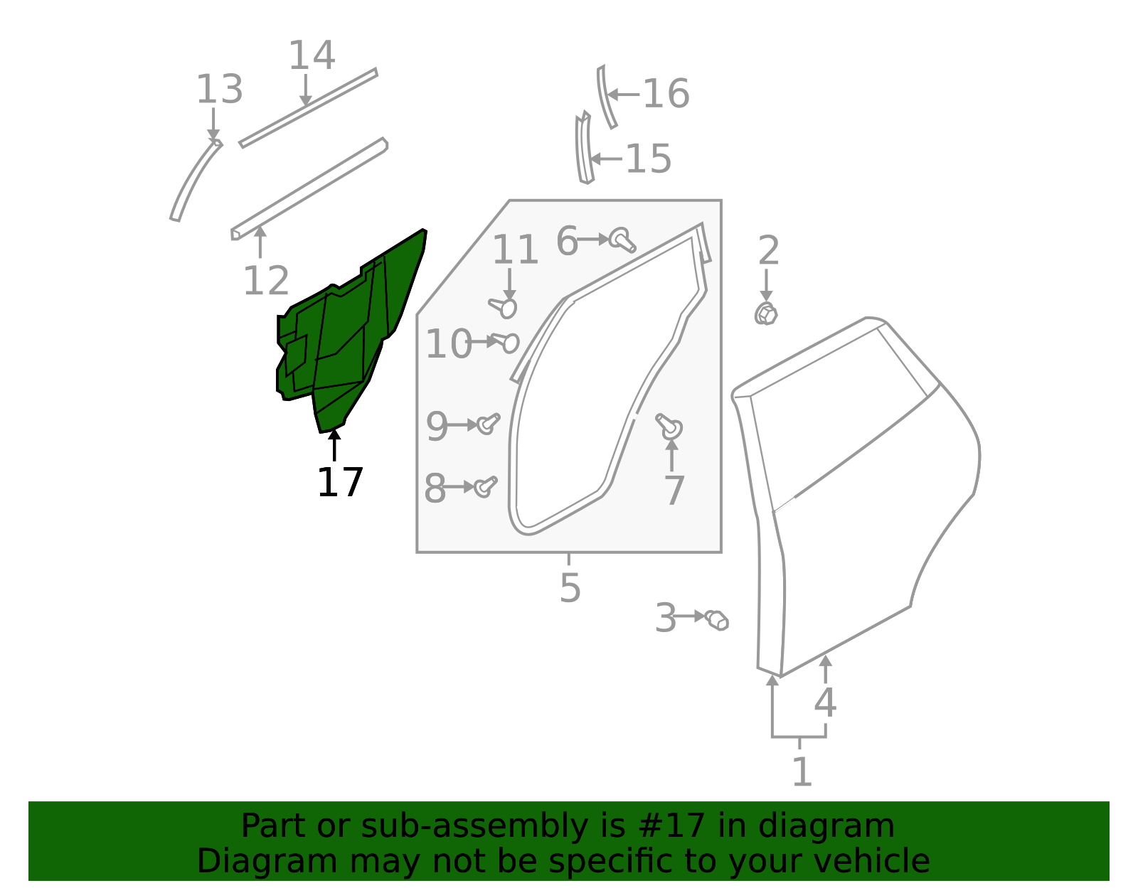 2009-2014 Nissan Murano Water Shield - Driver's Side (LH) 82861-1AA0A ...