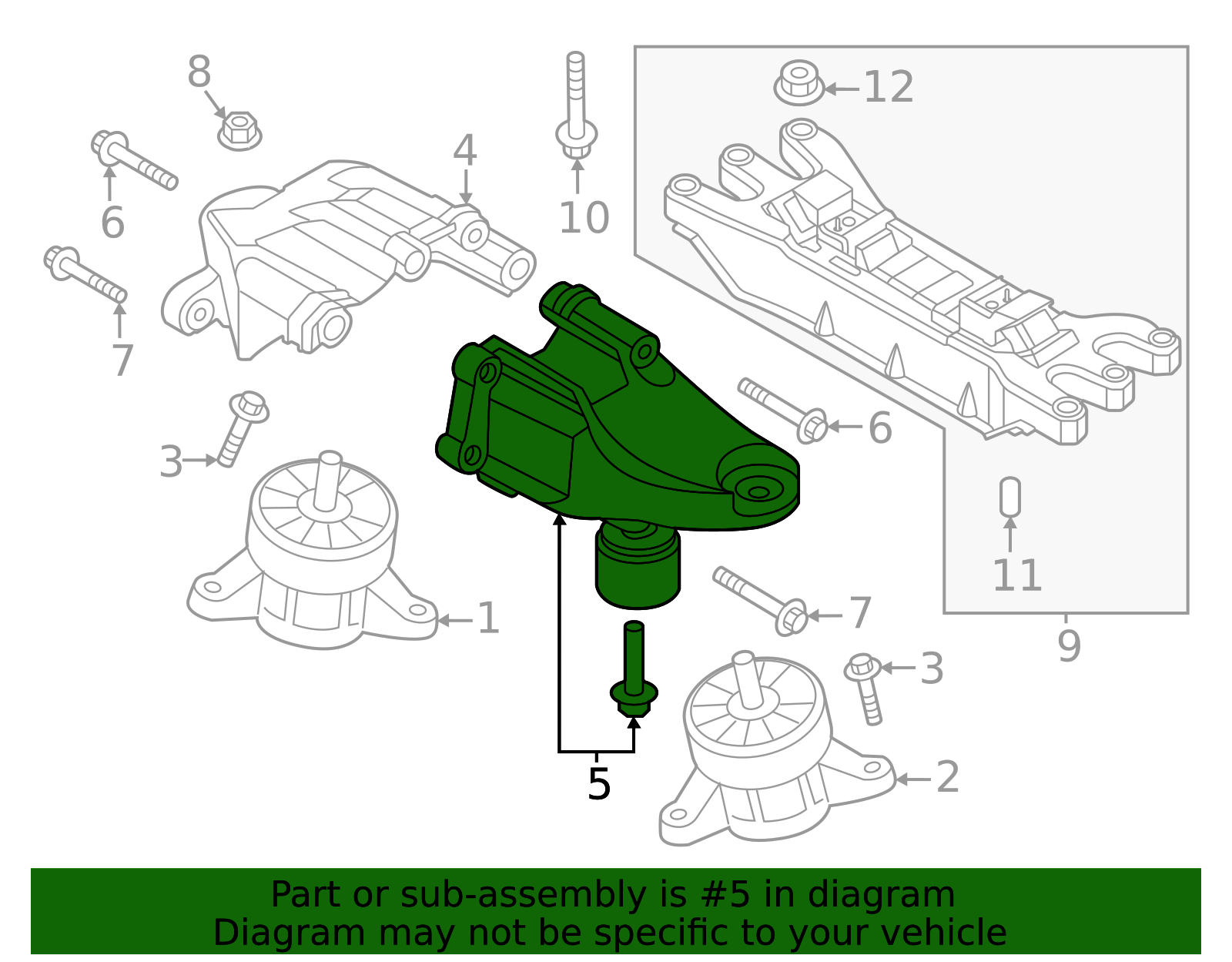 Hyundai Engine Mount Bracket - Secure Powertrain Support - Part #21890 ...