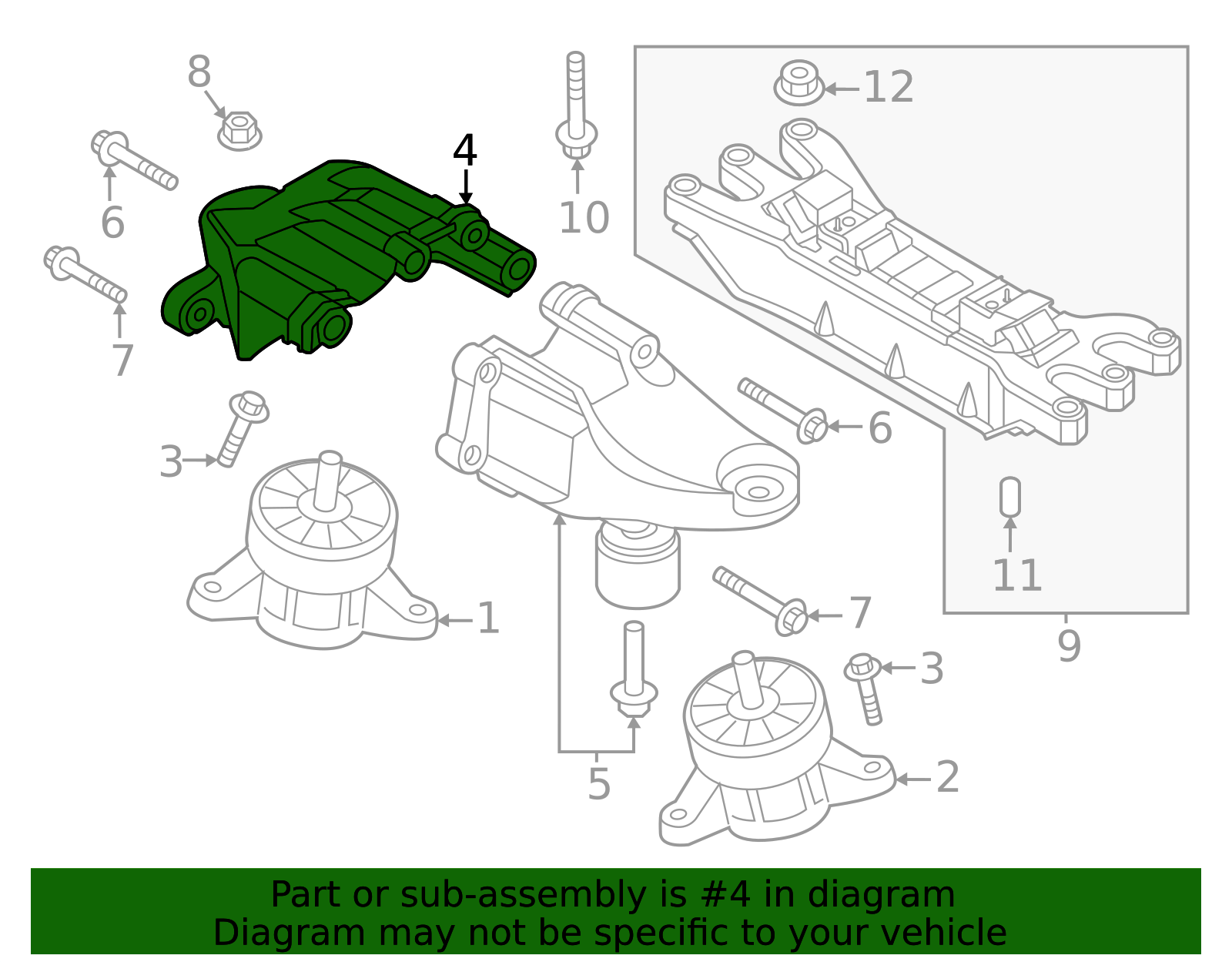Hyundai Engine Mount Bracket - Secure Powertrain Support - Part #21880 ...