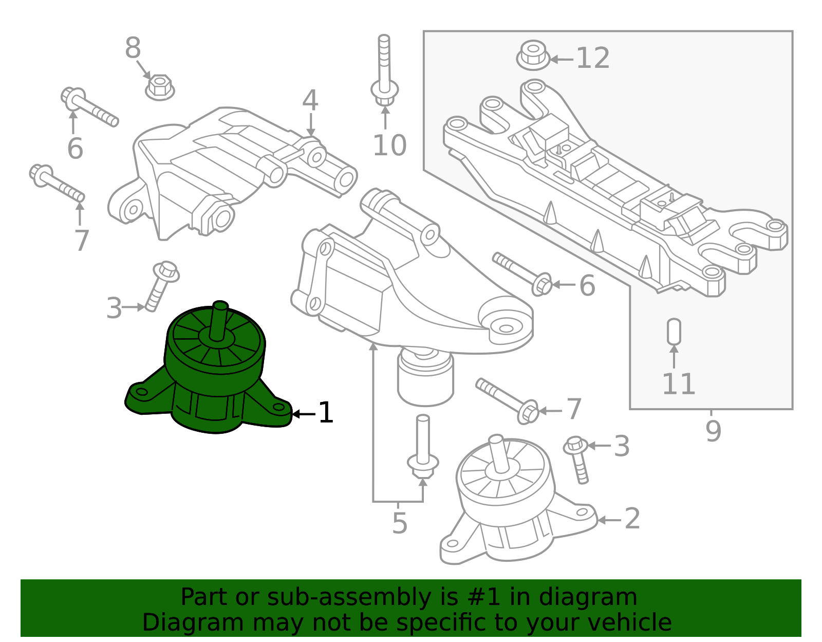 21840-T1210 - High-Quality Side Mount for 2021-2024 Genesis G80 ...