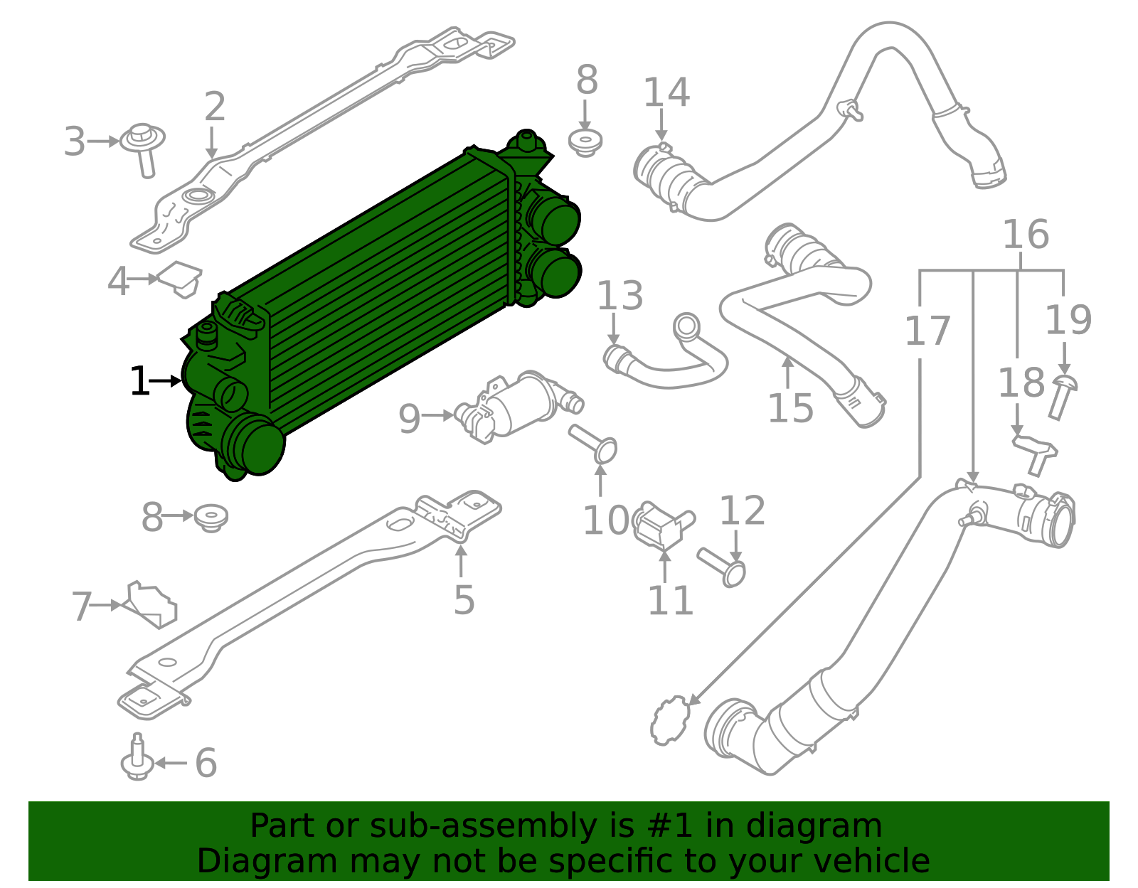 ML3Z-6K775-A - 2021-2024 Ford F-150 - Inter-Cooler | Dealer Auto Parts