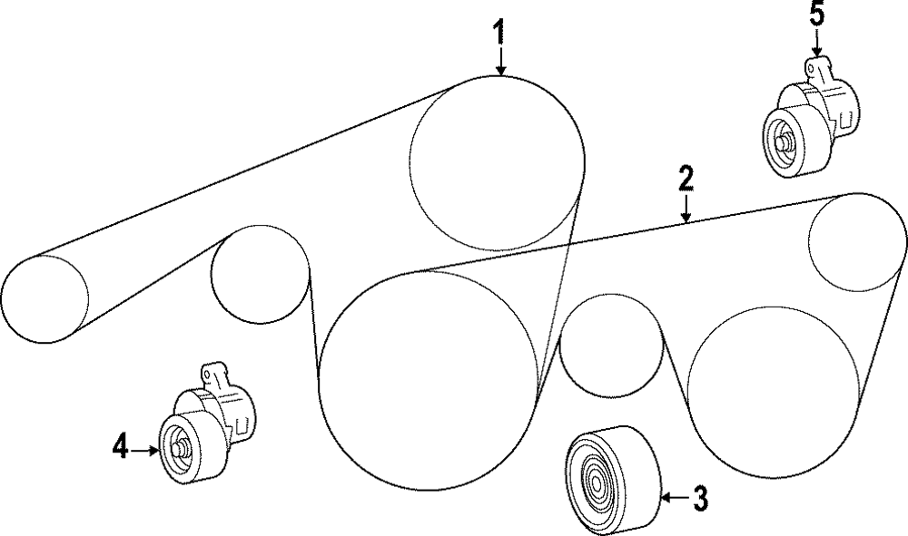 16610-F4010 - Belt Tensioner For 2022-2025 Lexus | Lexus OE Parts