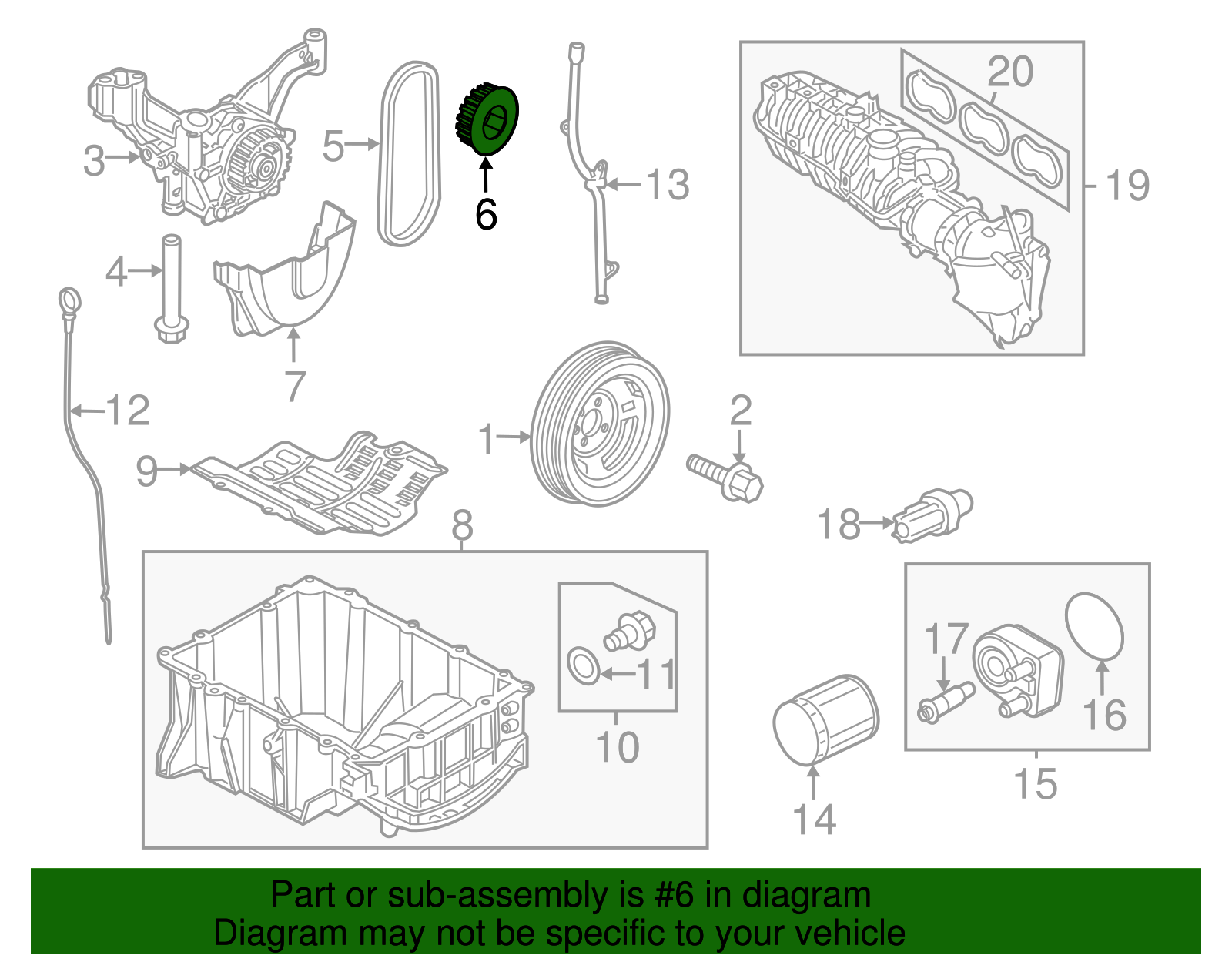 2014-2018 Ford Drive Gear E3BZ-6652-A | Ford OEM Parts Outlet