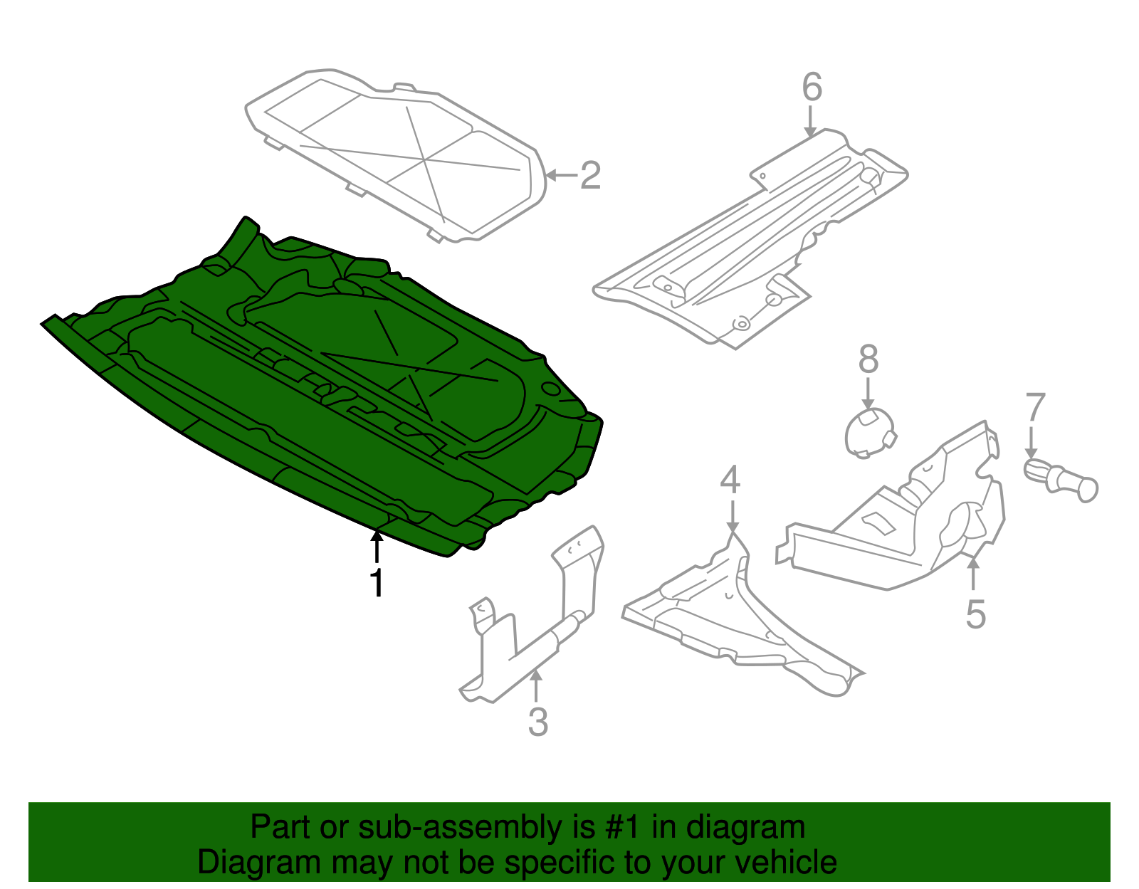 51718150223 - 1995-2001 BMW Splash Shield (51-71-8-150-223) | BMW of ...