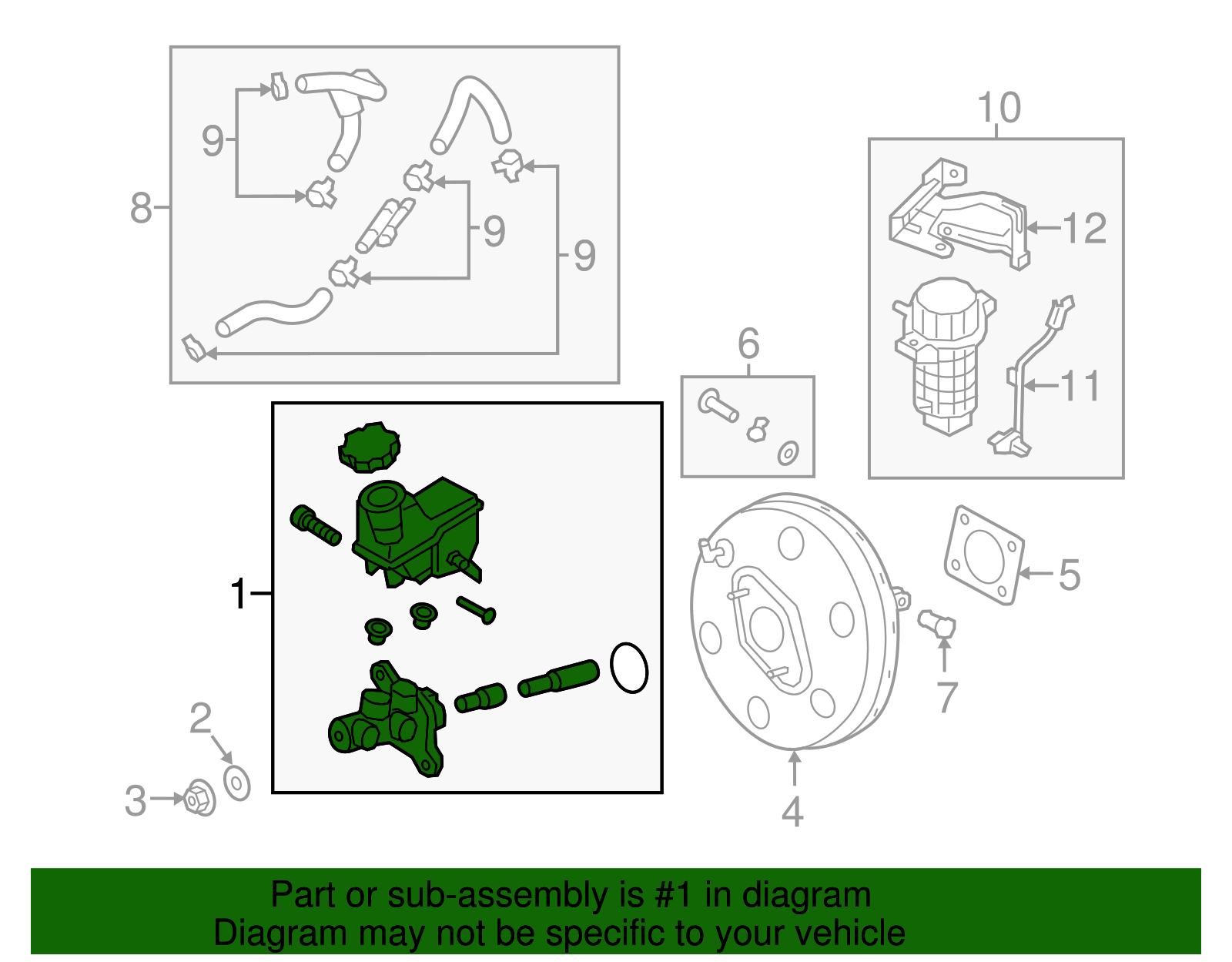 58510-D4060 - Brake Master Cylinder 2016-2018 Kia Optima | Kia.Parts Store