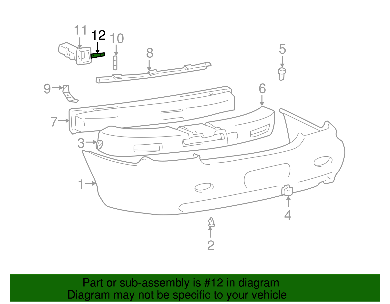 1997-2002 Hyundai Bumper Cover Clip 86593-22000 | OEM Parts Online