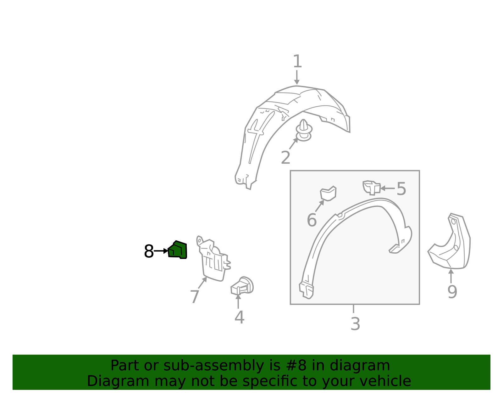 90662-T0A-003 - Plate Grommet 2012-2016 Honda CR-V | Honda Parts Online