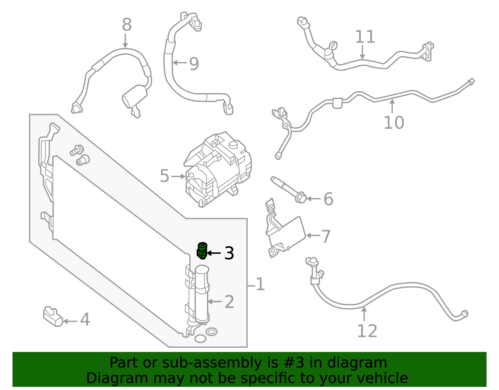 92136-3NF0A - High-Quality Pressure Sensor for 2013-2025 Nissan LEAF ...