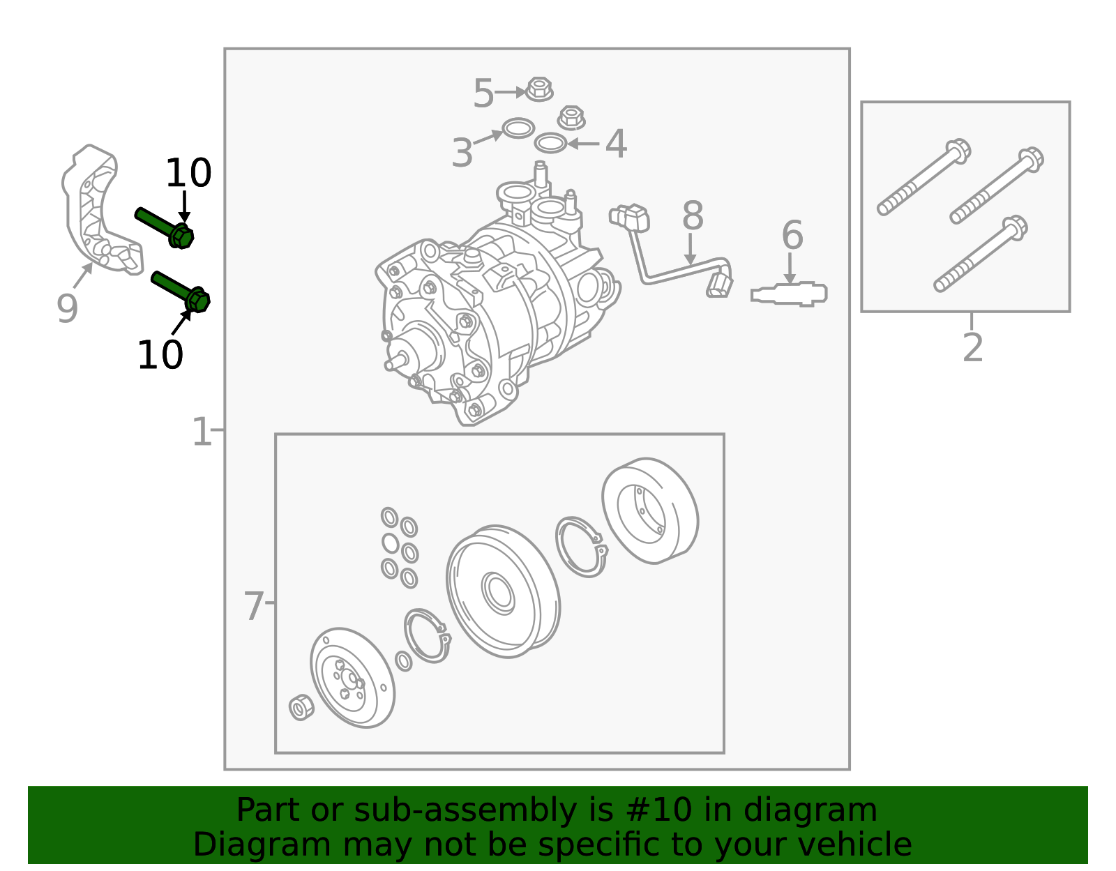Genuine Mount Bracket Bolt for 2000-2025 Volvo | Part# 982820 | Over 30 ...