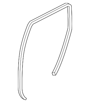 76924-3WC0A - Weather-Strip On Body - 2014-2019 Nissan Versa Note ...