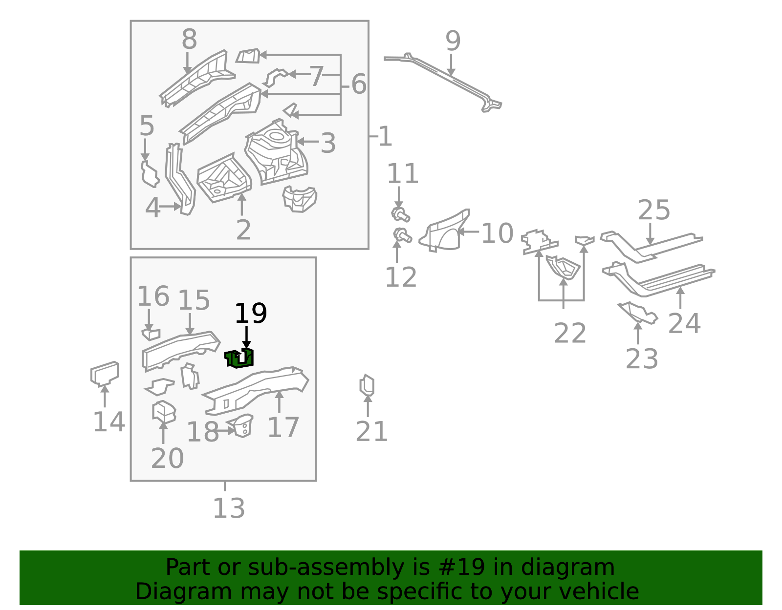 57155-06010 - High-Quality Frame Side Member Reinforcement for 2002 ...