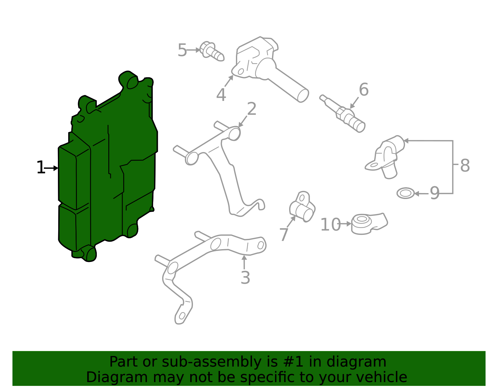 2021 Subaru Forester Engine Control Module (ECM) 22765AR675 | Subaru ...