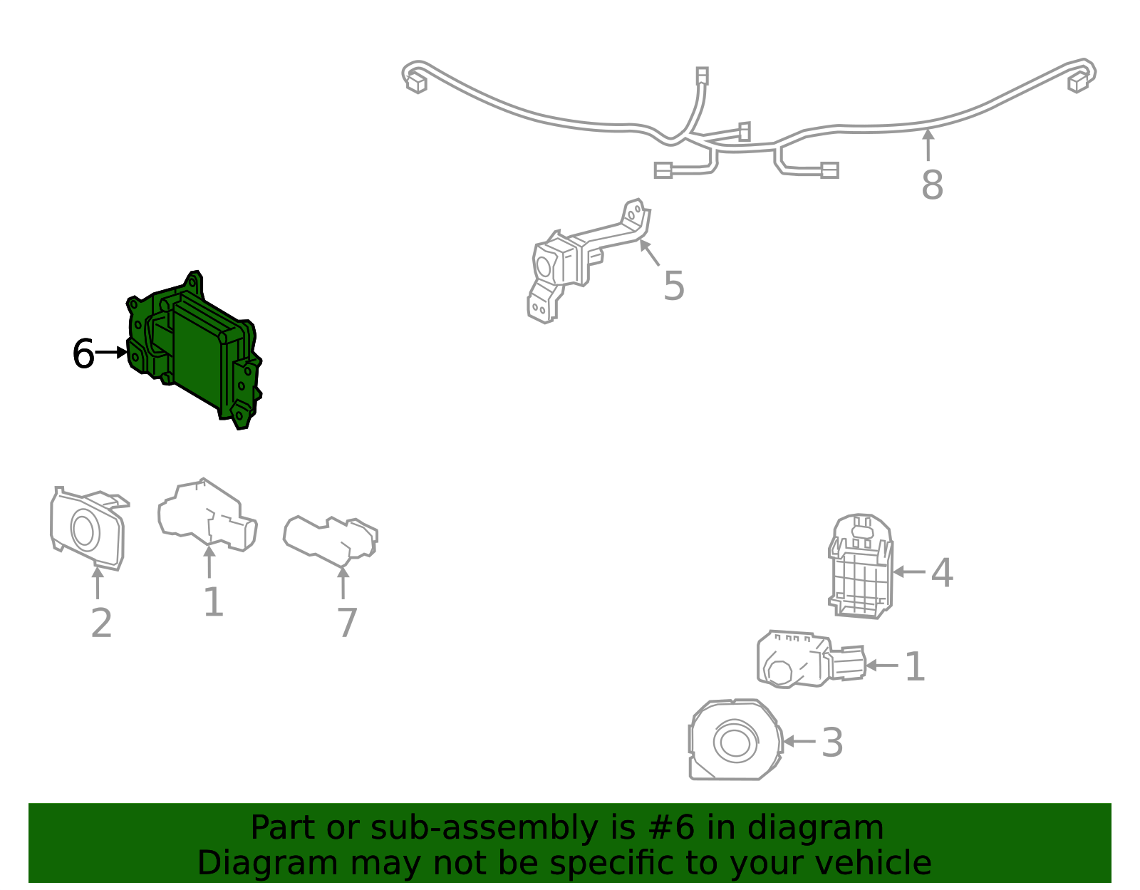 2019-2020 Toyota Camry 2019-2020 Toyota Camry - Sensor 88210-06120 ...