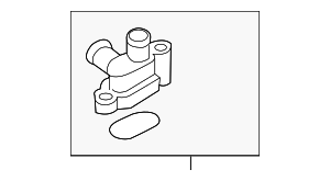 2013-2016 Audi Engine Coolant Outlet Flange 059-121-506-H | OEM Parts ...