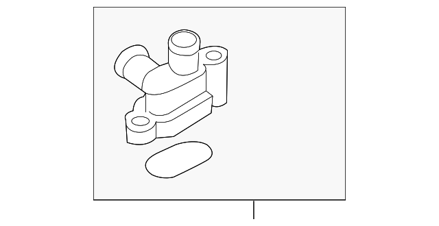 2013-2016 Audi Engine Coolant Outlet Flange 059-121-506-H | Audi USA Parts
