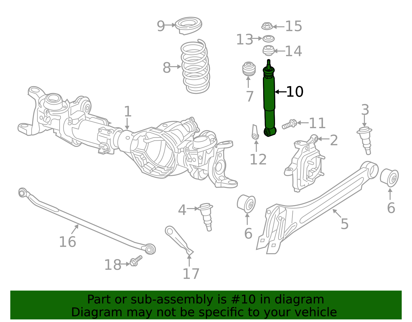 68443169AB - Suspension Shock Absorber Kit - 2019 2020 Ram 2500 | Mopar ...