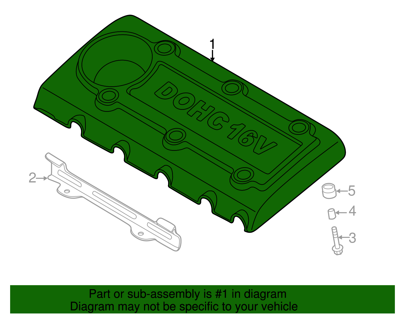 29240-2G000 - Engine Cover 2009-2013 Kia | Genuine Kia Parts & Accessories