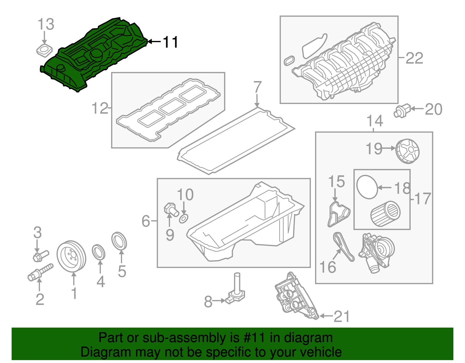 11-12-7-570-292 - Valve Cover 2010-2019 BMW | BMWPartsDirect.com