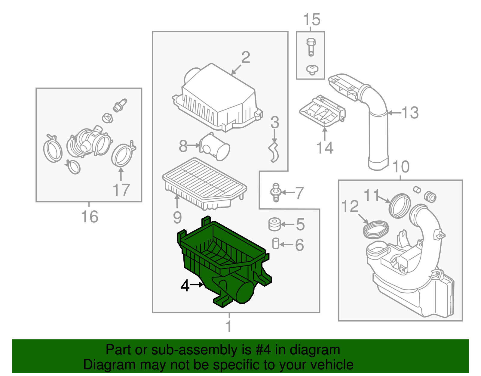 28112-3X000 - Lower Cover 2014-2019 Kia | Kia.Parts Store
