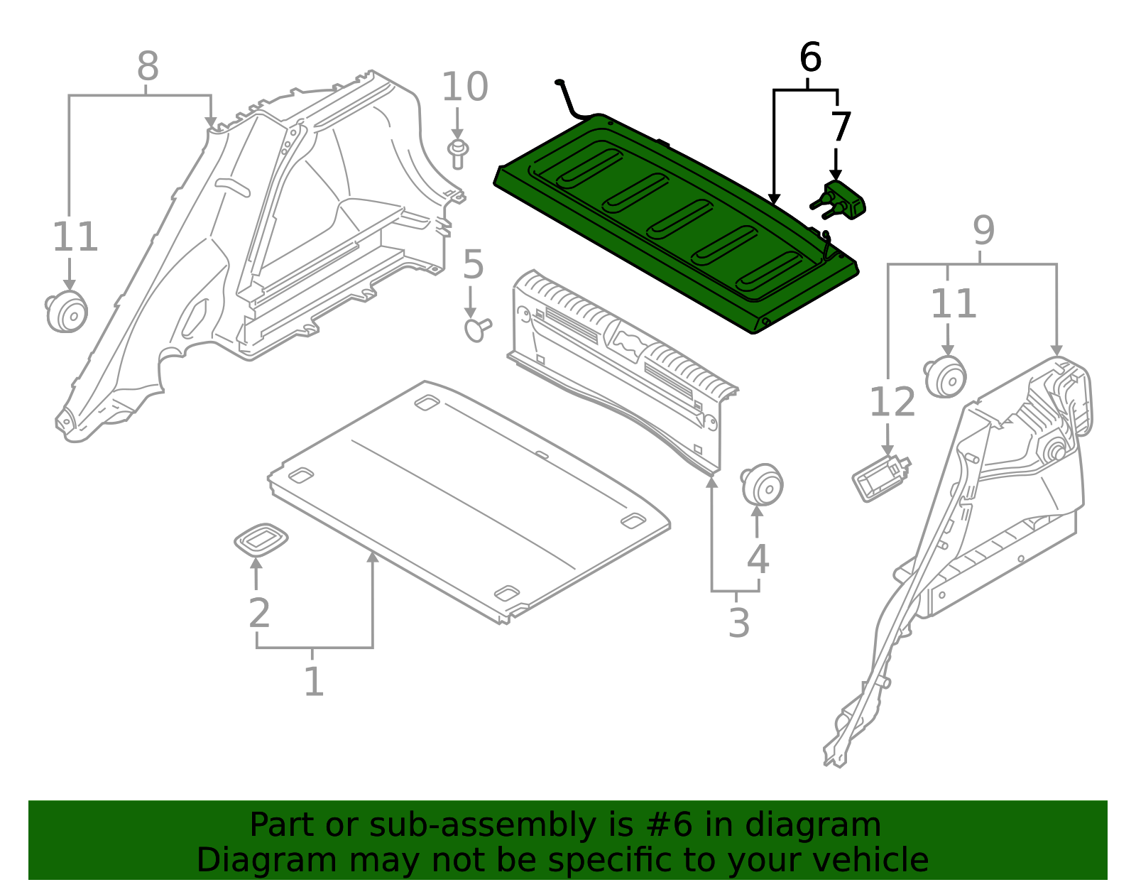 2020-2025 Hyundai Venue Shelf 85930-K2000-UUG | OEM Parts Online