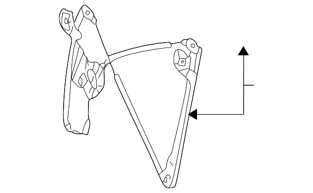 2000-2002 Volkswagen Golf Window Regulator 1J3-837-462-D | VW Direct ...
