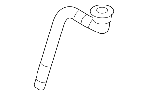 2009-2018 Volkswagen Drain Tube 5N0-129-637-D | VW Car Part