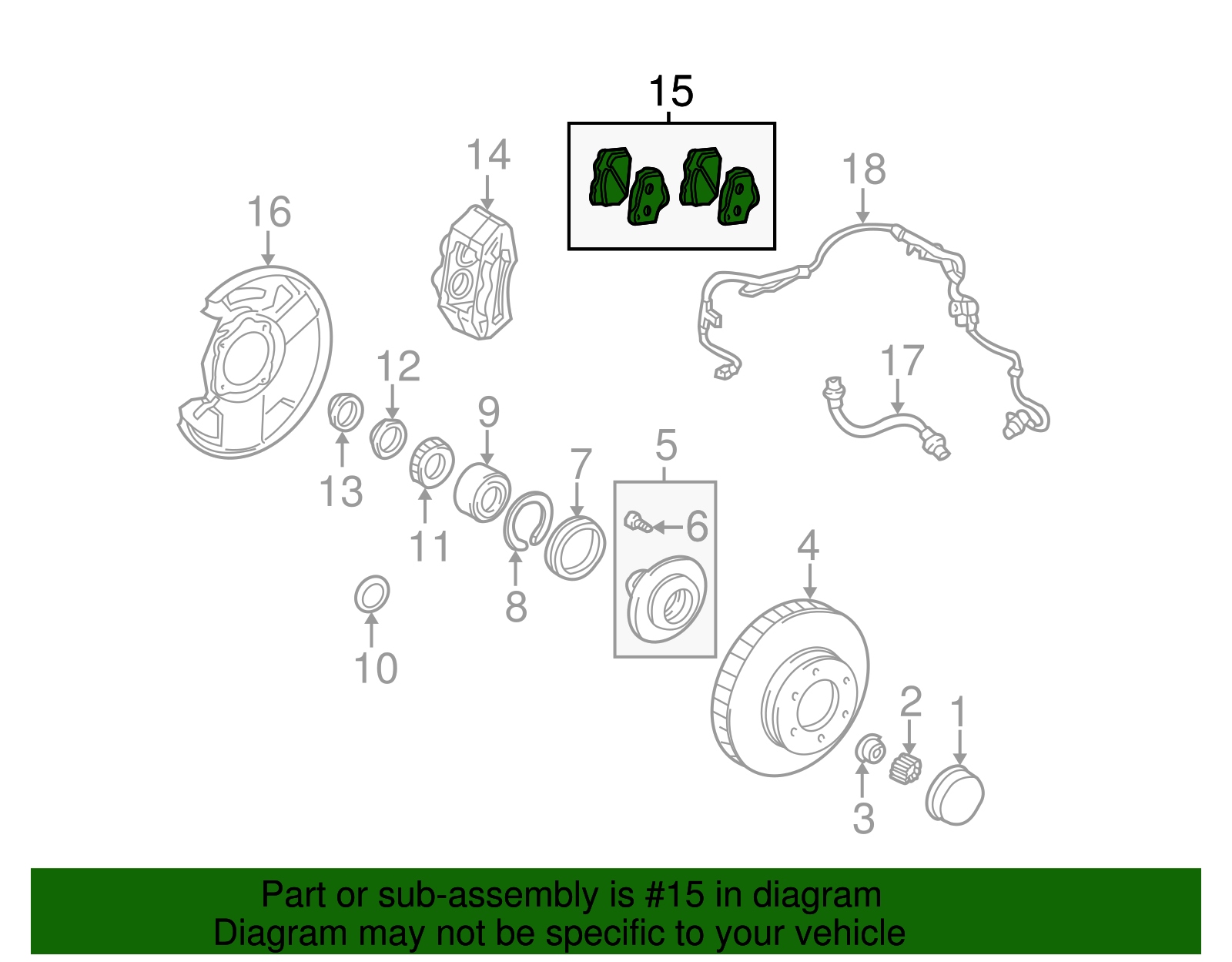 04465-0C012 - Brake Pads Front 2000-2003 Toyota | Longo Toyota Parts