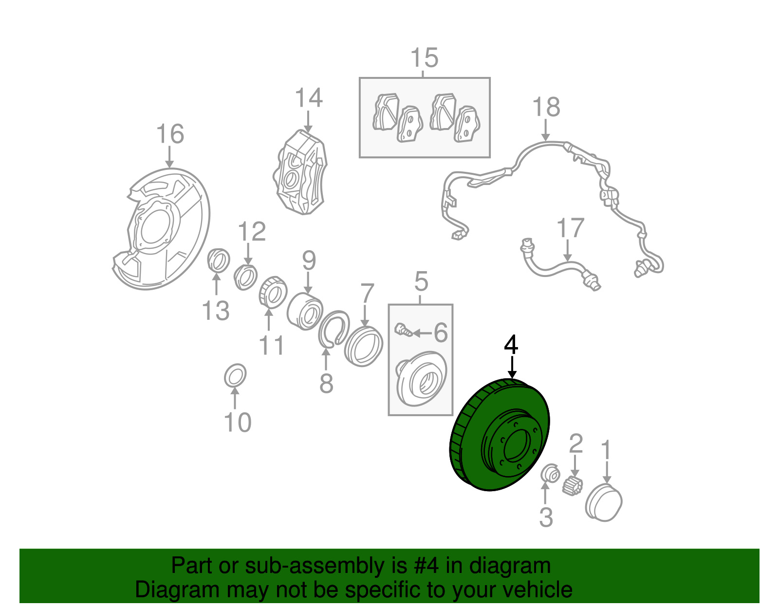 43512-0C011 - Toyota Rotor 2000-2007 Toyota | Performance Auto Parts