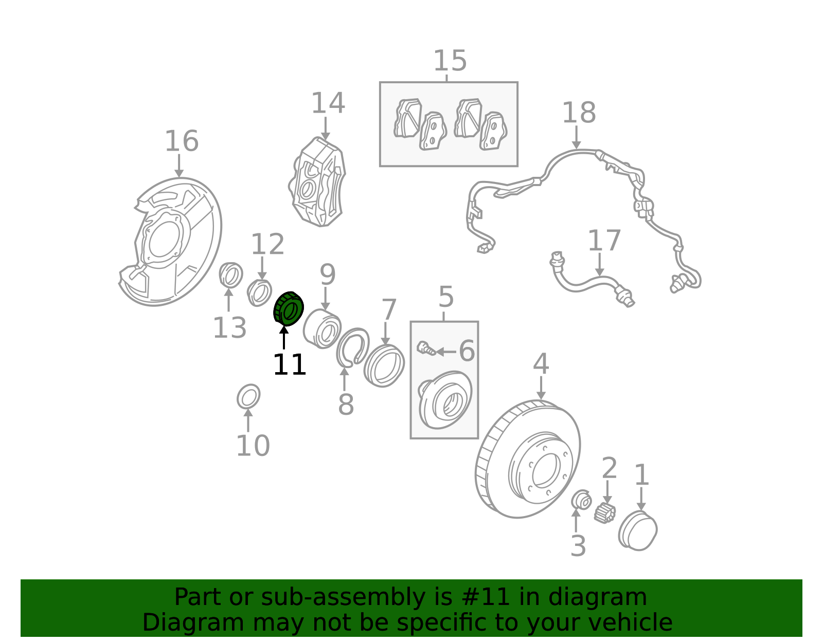 Toyota Parts ABS Wheel Speed Sensor Tone Ring (Front) 43515-35010 ...