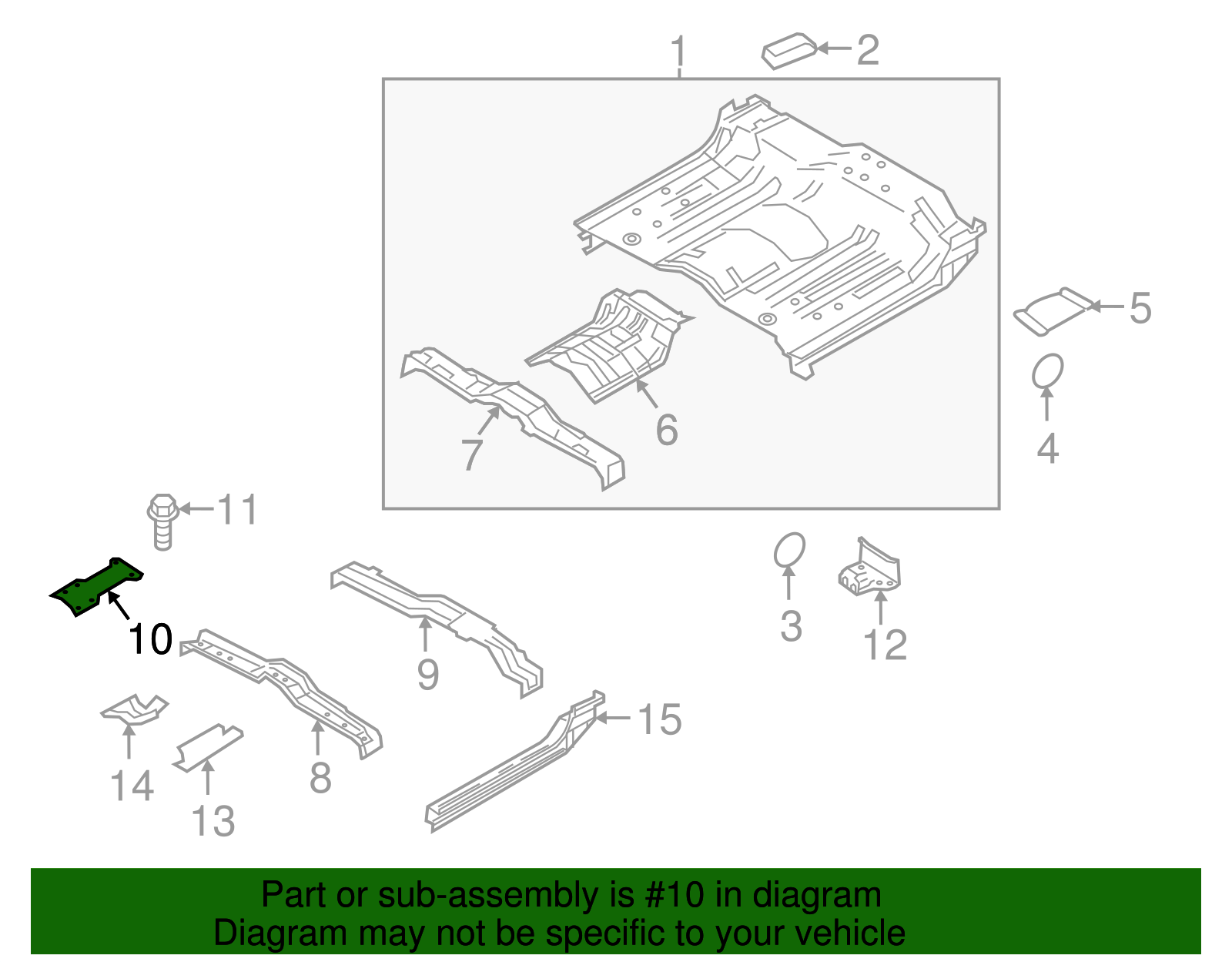 2016-2021 Nissan Front Support G55C8-9FTMA | Nissan RVA