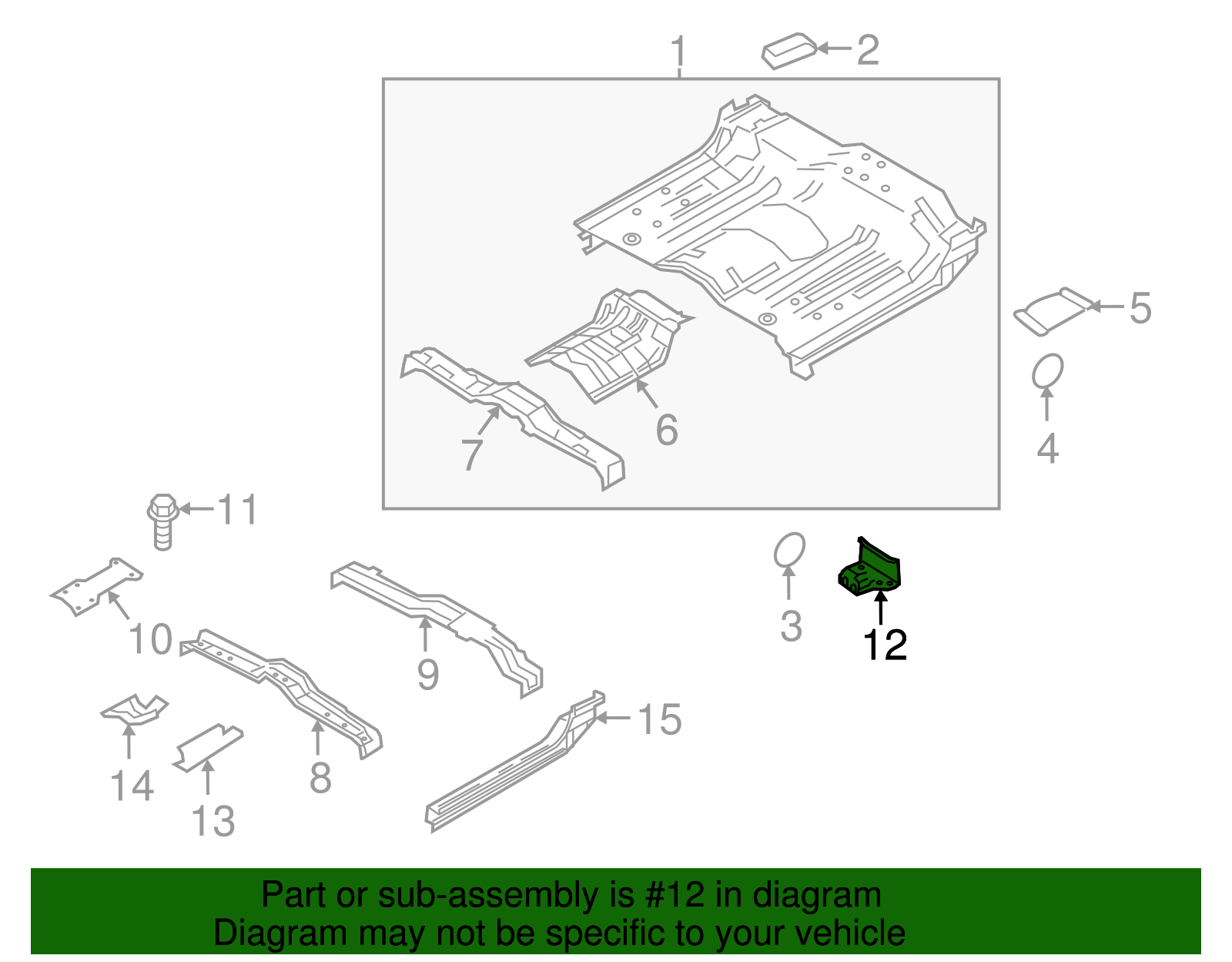 74595-EZ20A - Jack Bracket 2016-2024 Nissan | Nissan Parts ...