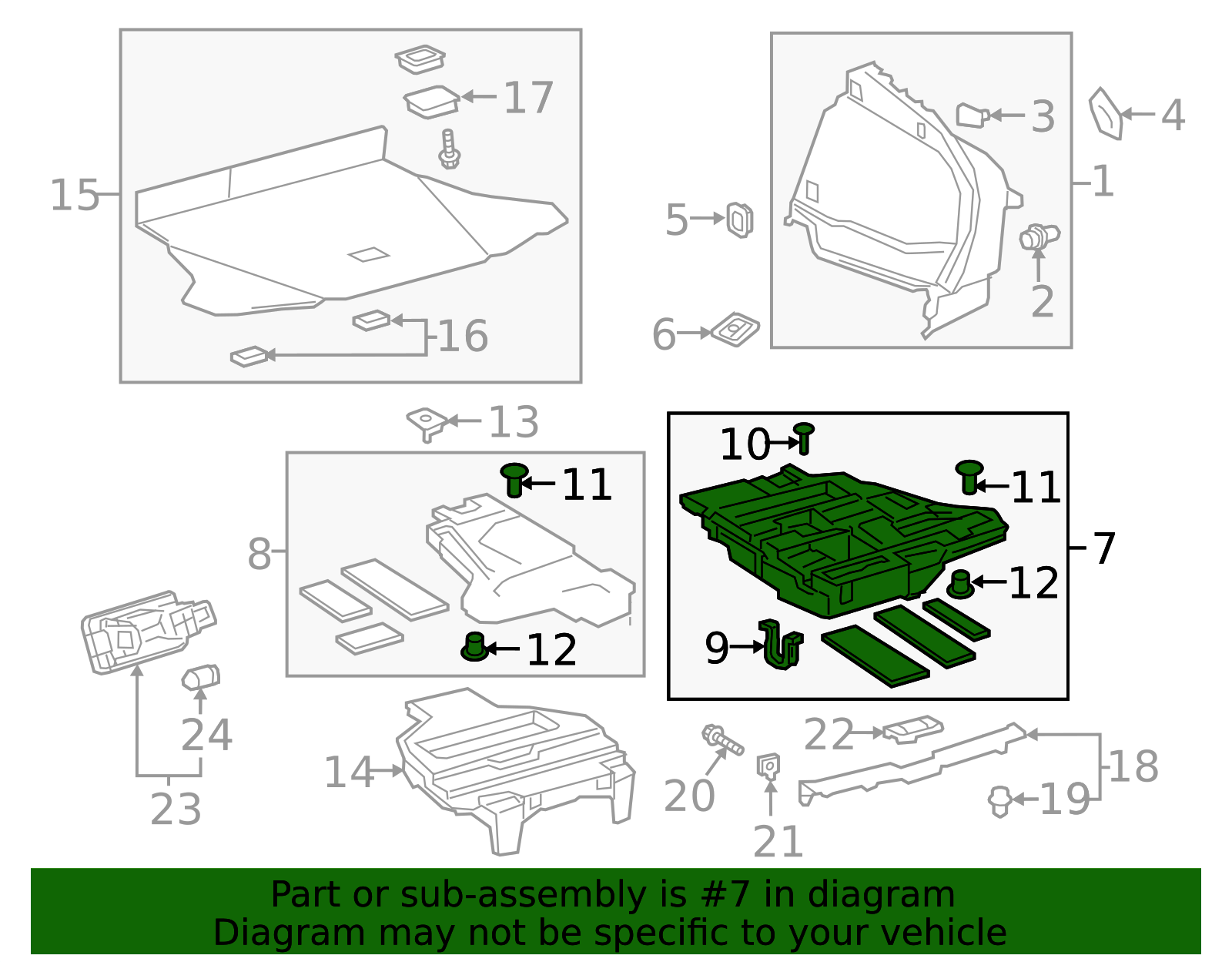 Genuine Official Toyota Storage Compartment part# 64995-47030 for ...