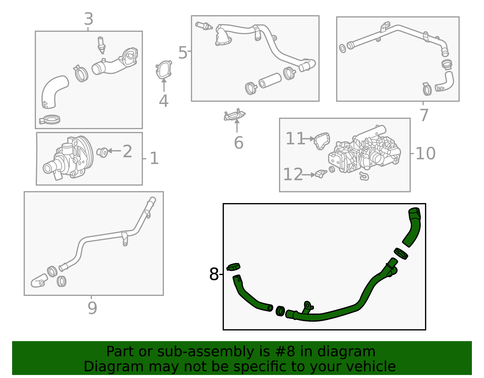 2020-2025 Cadillac CT4 Thermostat Bypass Pipe 12691177 | Capital Chevy ...