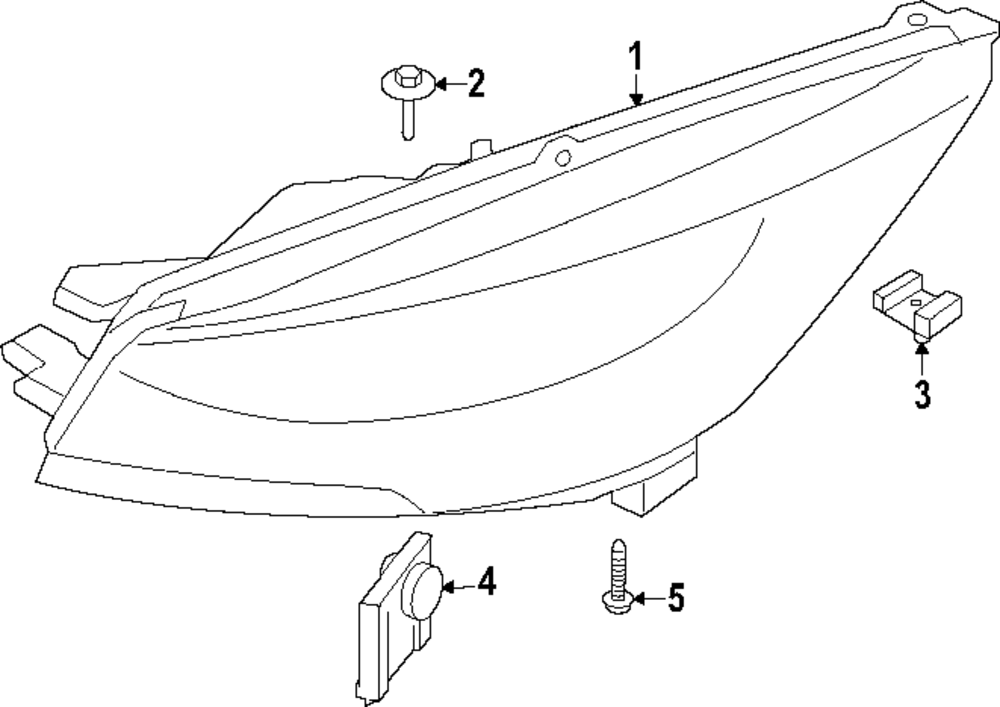 Genuine OEM Ford Part - Headlamp Assembly PJ6Z-13008-D | Genuine OEM ...