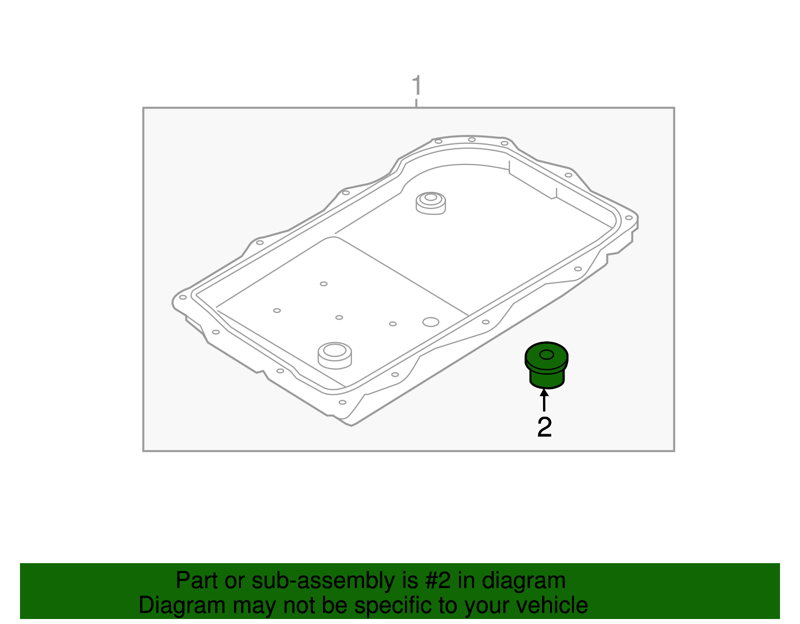 24117552349 - 2010-2025 BMW Trans Pan Drain Plug (24-11-7-552-349 ...